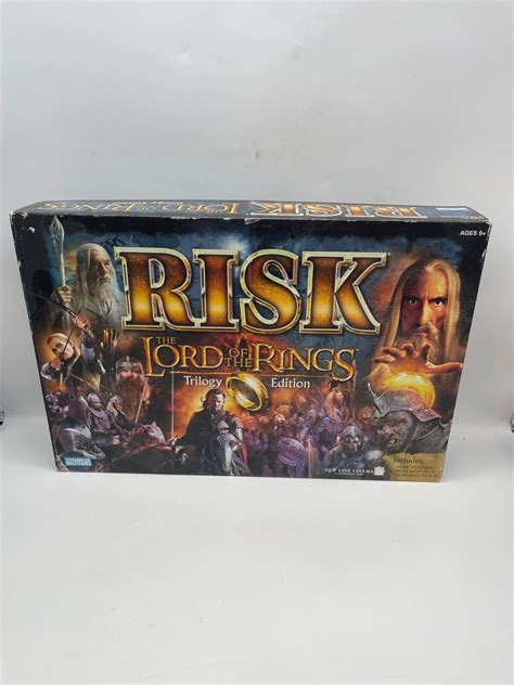 Risk The Lord Of The Rings Trilogy Edition Parker Bros Complete With