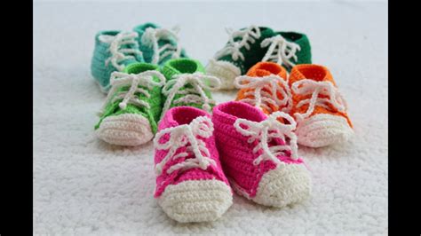 박형아는뜨개쟁이 니트 스니커즈 아기신발코바늘 Youtube
