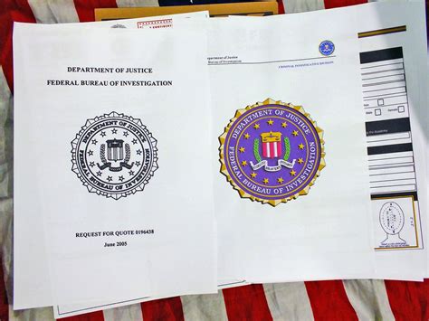 Police Folder For Fbi Cosplay Investigations And Games Etsy