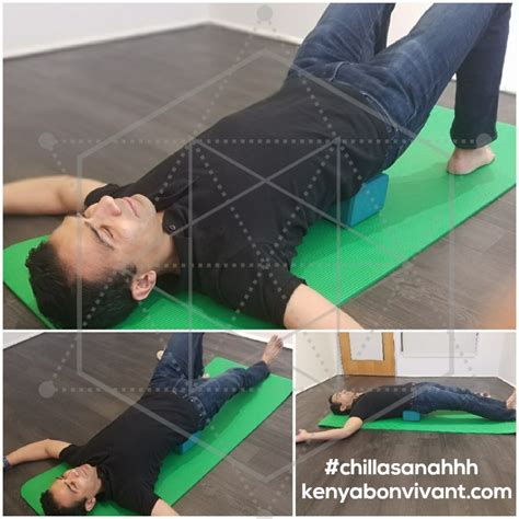 Supported Bridge Pose Be Well Groomed