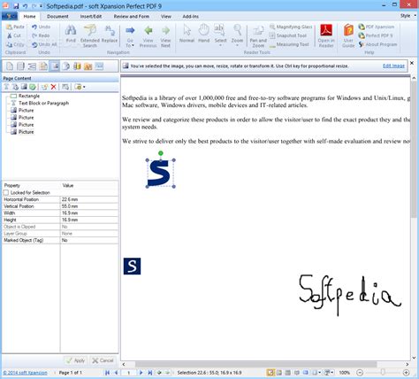 Soft Xpansion Perfect PDF Editor Download Softpedia
