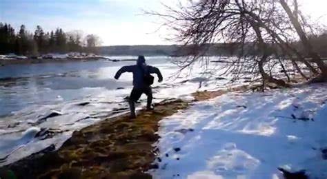 This Video Of A Mainer Dickin Around Outside Is Stupidly Funny
