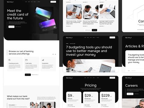 Bank Fintech Webflow Template Ui Kit Bnkly X Brix Templates