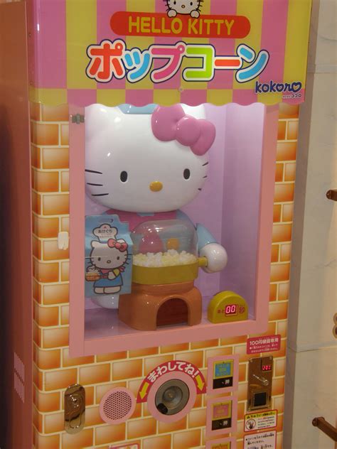 Hello Kitty Popcorn Vending Machine Artofit