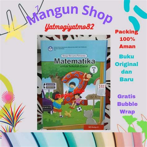 Jual Buku Matematika Kelas 2 Sd Vol 1 Kurikulum Merdeka Diknas Di Seller Mangun Shop Kramat