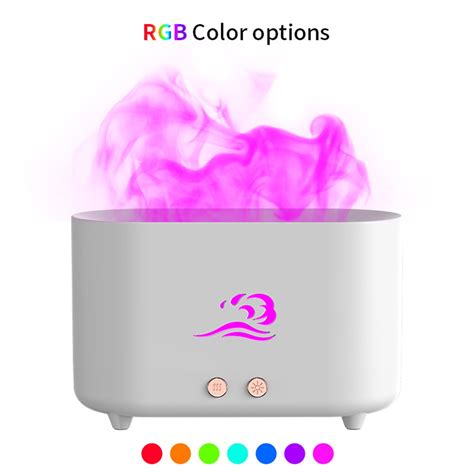 Dptalr Flame Aroma Diffuser Humidifier Upgraded Flame Noiseless Oil