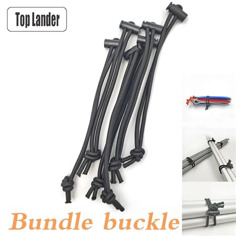 Top Lander 번지 볼 고정 타이 로프 탄성 밴드 타이 폴 묶음 페그 번지 코드 스트랩 야외 캠핑용 Aliexpress