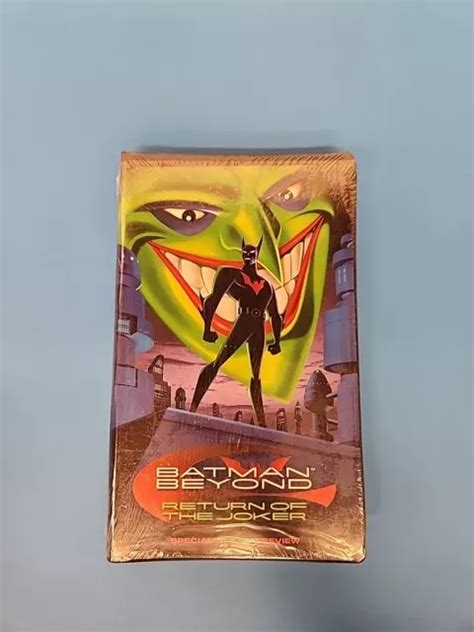 Batman Beyond Return Of The Joker Special Sneak Preview Vhs Tape Sealed