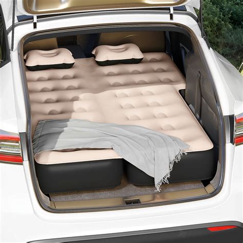 Uforic Inflatable Car Air Mattress With Pump Portable Suv Air Bed With