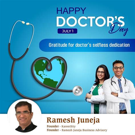 Ramesh Juneja On Linkedin Doctorsday Selflessservice Kareersity Arlynlife