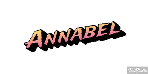 Annabel Name Animated  Logo Designs