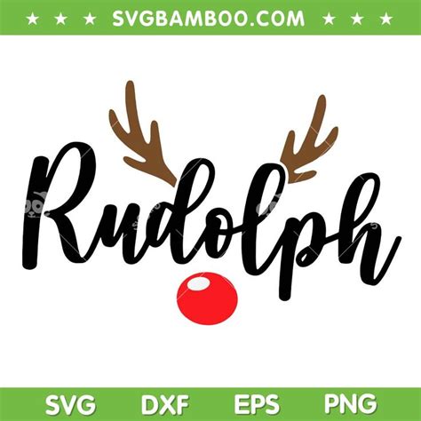 Christmas Rudolph SVG PNG Most Likely To Try Ride Rudolph SVG Rudolph