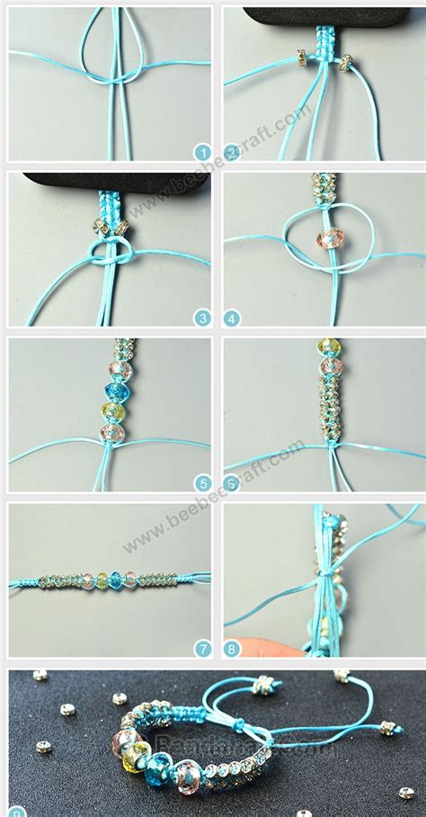 Beebeecraft Tutorials On How To Make Bracelet With Crystalbeads Friendship Bracelets Diy