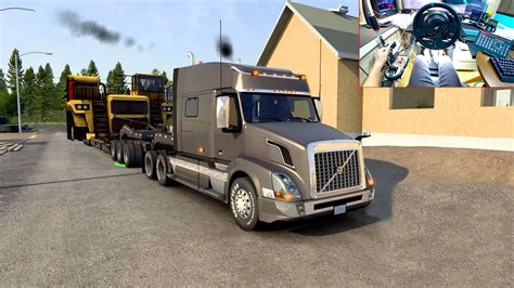 85t Truck Chassis Trasport Volvo Truck Ats Car Game Play With