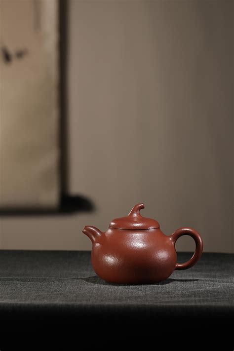 茄瓜紫砂壶茄瓜壶大山谷图库