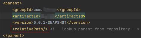 Maven父模块执行clean报错 Non resolvable parent POM for xx xx 0 0 1 SNAPSHOT