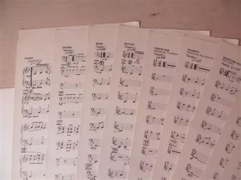 Ultra Rare Ancienne Notes Birdland De Josef Zawinul Pour Jazz Combo 11