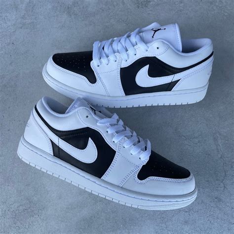 Custom JORDAN 1 Low Reverse Panda TA Customs