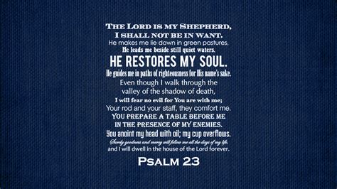 🔥 50 23 Psalm Wallpapers Kjv Wallpapersafari