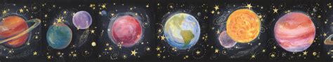 Border The Solar System 4715x888 Wallpaper