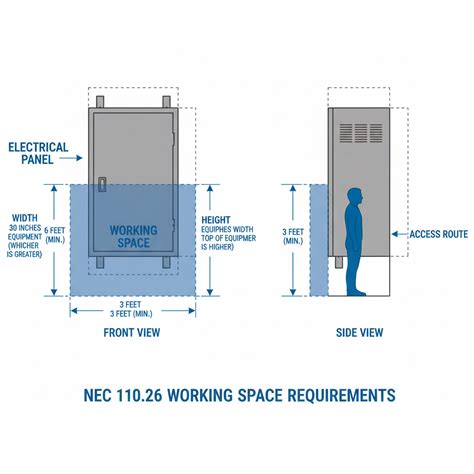 Junction Box Clearance Requirements Nec 110 26 Guide