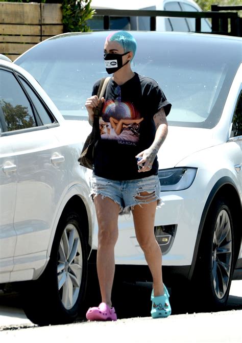 Ruby Rose In Denim Cut Off Out In Los Angeles 05012020 Hawtcelebs