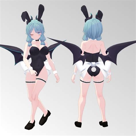 【サタリナ族のメイドさん用】バニースーツ スクール水着 Bunny Suit School Swimsuit Satarina