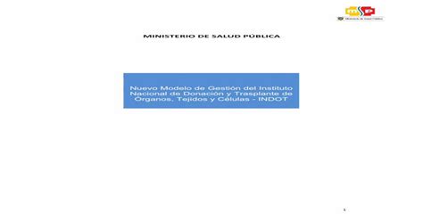 Documento Final Modelo De Gesion Indot Correcciones 3 10instituciones