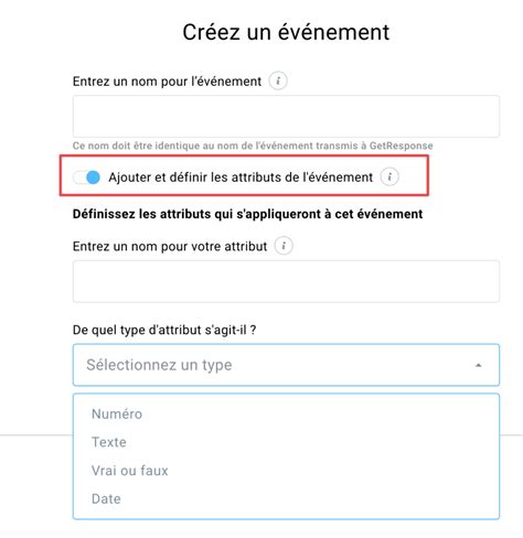 comment créer des Événements