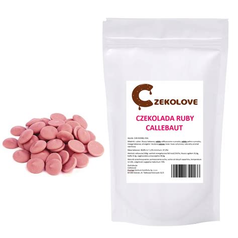 Czekolada Ruby Rubinowa 500g Callebaut Czekolove 13703238630 Allegro Pl