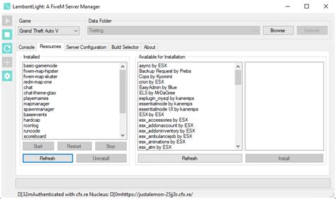 Lambentlight Fivemredm Server Manager 22 Gta 5 Mod Grand Theft