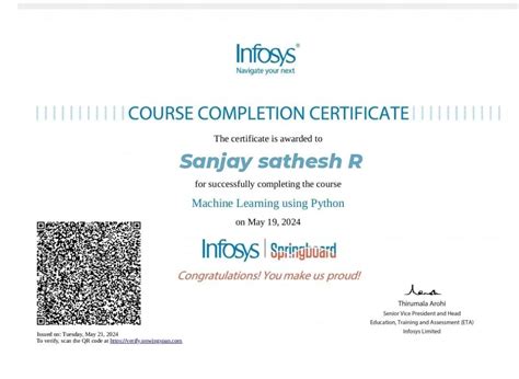 Sanjay Sathesh R On Linkedin Machinelearning Python Datascience