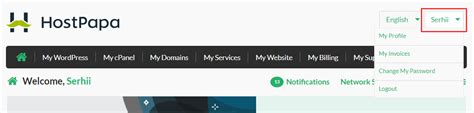 How To Log Out Of Your Hostpapa Dashboard Hostpapa Support