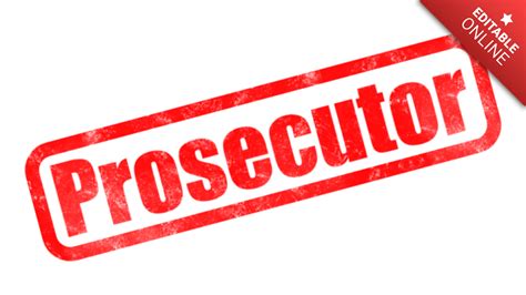 Prosecutor Text Effect Generator