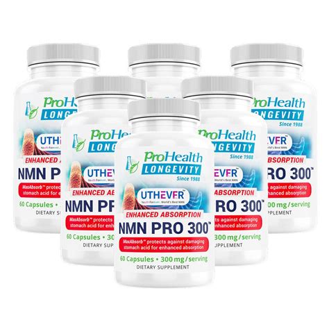 Prohealth Longevity Nmn Pro 300™ Enhanced Absorption Featuring Uthever