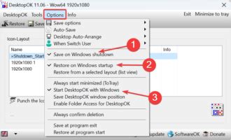 Ways To Save Your Desktop Icon Position Layout On Windows