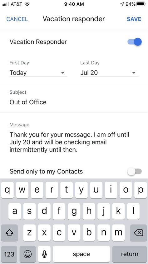 how to set up autoresponder in gmail moyens i o