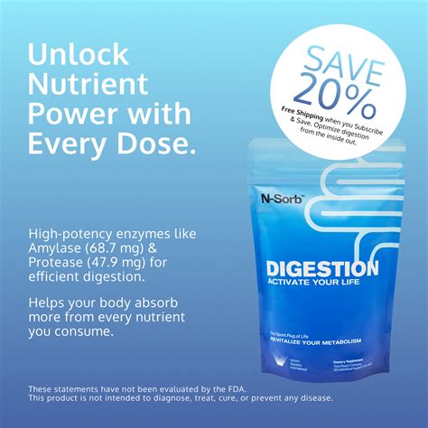 N Sorb™ Metabolic Enzyme Supplement Vni