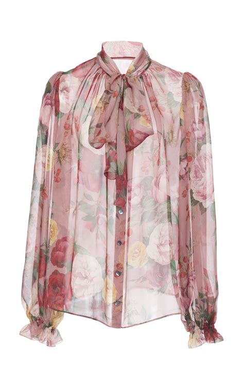 Dolce And Gabbana Fashion Collections Moda Operandi Silk Chiffon