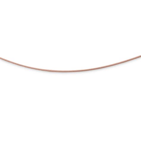 Kette Omega dünn 42 cm rosé K2850 42