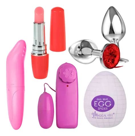 Kit De Lápiz Labial Vibrador Sex Shop Para Mujer Más Productos Sexy