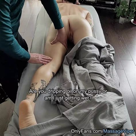 Legit Tattooed Massage Hottie Flashing The Masseur Second Session With