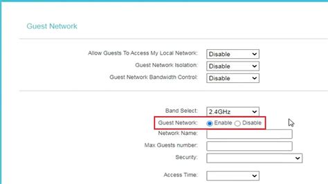 how to set up a guest wi fi network