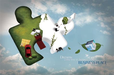 دانلود طرح لایه باز پوستر پازل سه بعدی شهر دیجیو