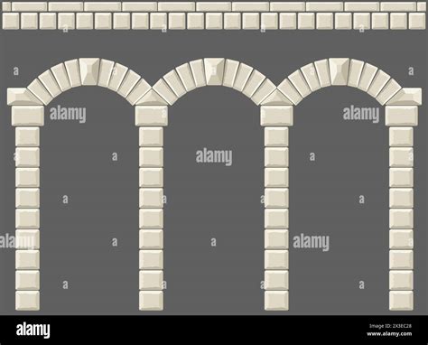 Arcade Columns Stock Vector Images Alamy
