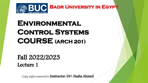solution lecture 1 introduction to environmental control systems