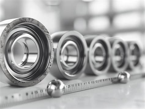 Ball Bearing Diameter Measurement 3d Illustration Premium Ai