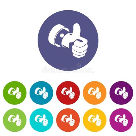 Election Thumb Up Icon Blue Vector Stock Vector Illustration Of Apply Blue 145951210