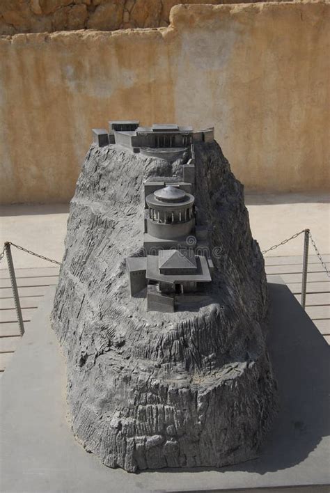 Model Of Masada Fortress Stock Image Image Of Canaan 4683511