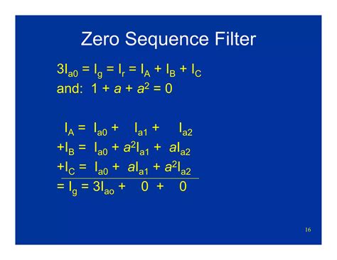 Symmetrical Components Fault Calculations Ppt